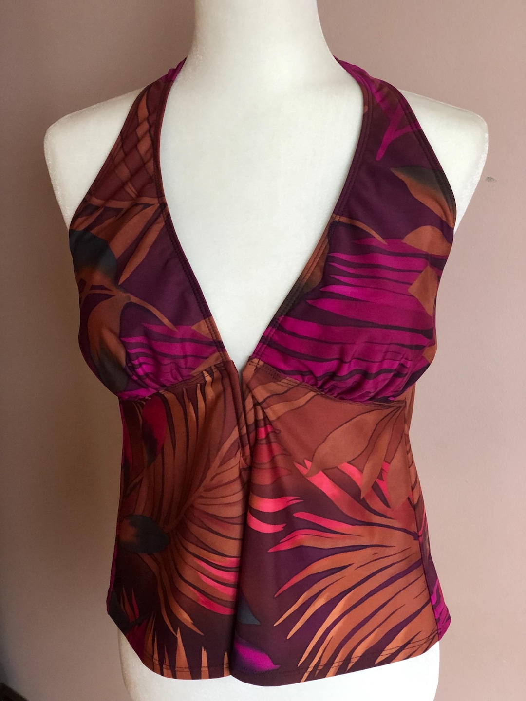 Vintage '90s Y2K Tankini Two Piece Swimsuit. Women's Glamorous ...
