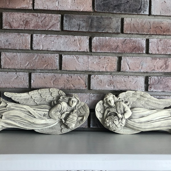 Ceramic Angel Wall Art - Etsy
