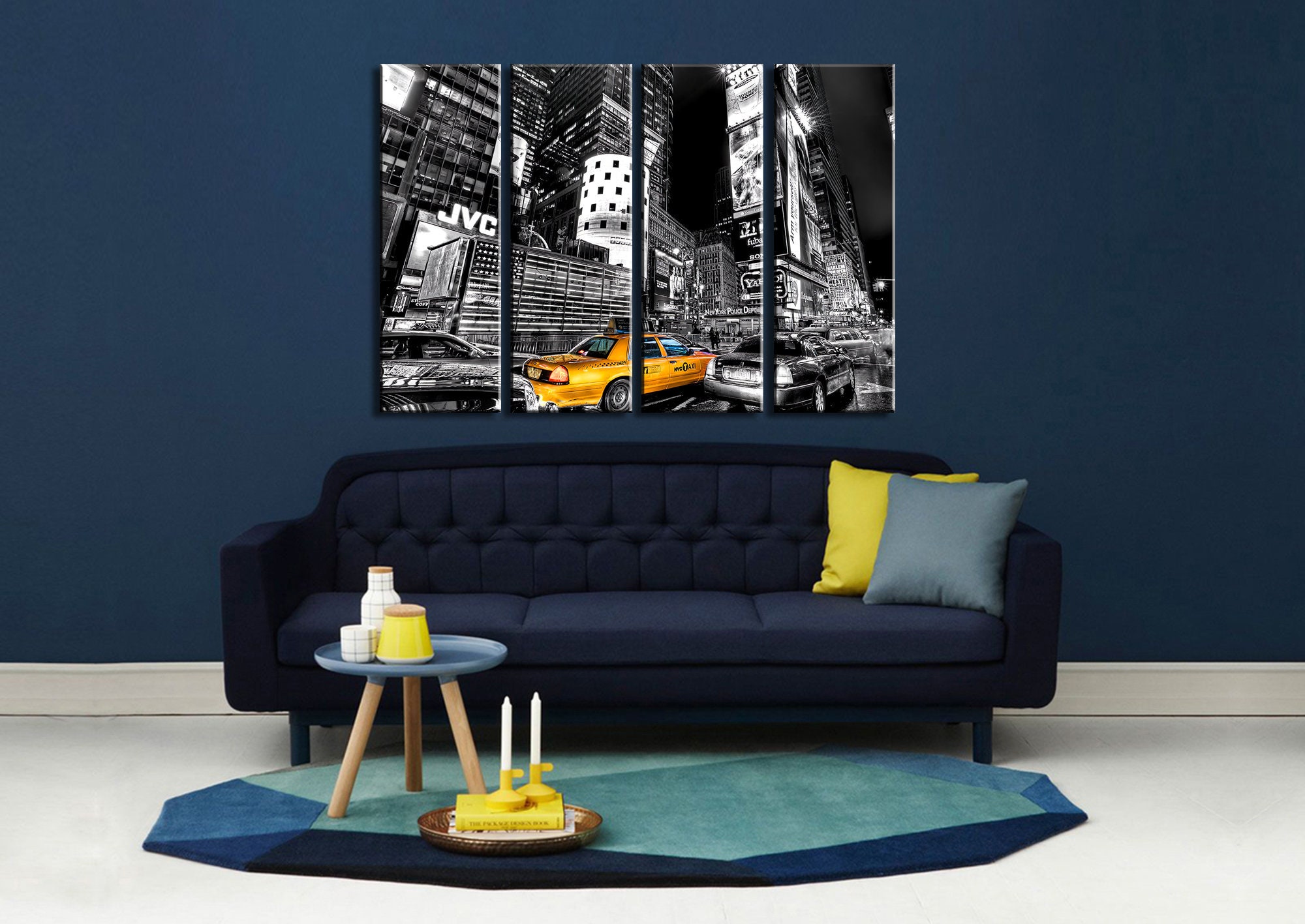 Yellow Taxi Cars, New York Taxi, New York Poster, Taxi Print, Yellow ...
