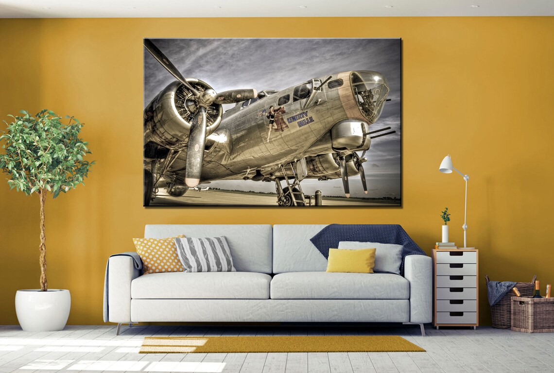 Aircraft Wall Art Airplane Wall Art Vintage Plane Aviationwall Art ...