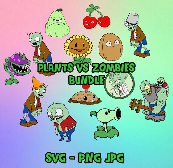 Plants Vs Zombies SVG Bundle | Etsy Canada