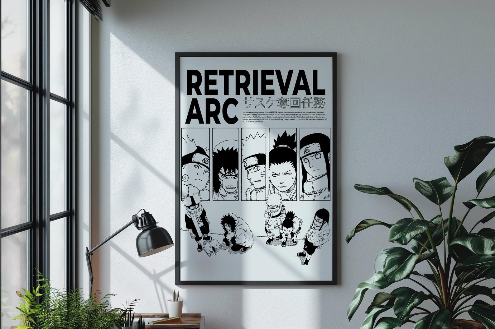 Naruto Retrieval Arc Manga Poster, Anime Poster Wall Decor Print - Etsy