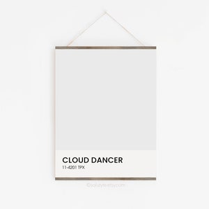 Cloud Dancer Color Print Pantone Color Poster Pantone Card | Etsy France