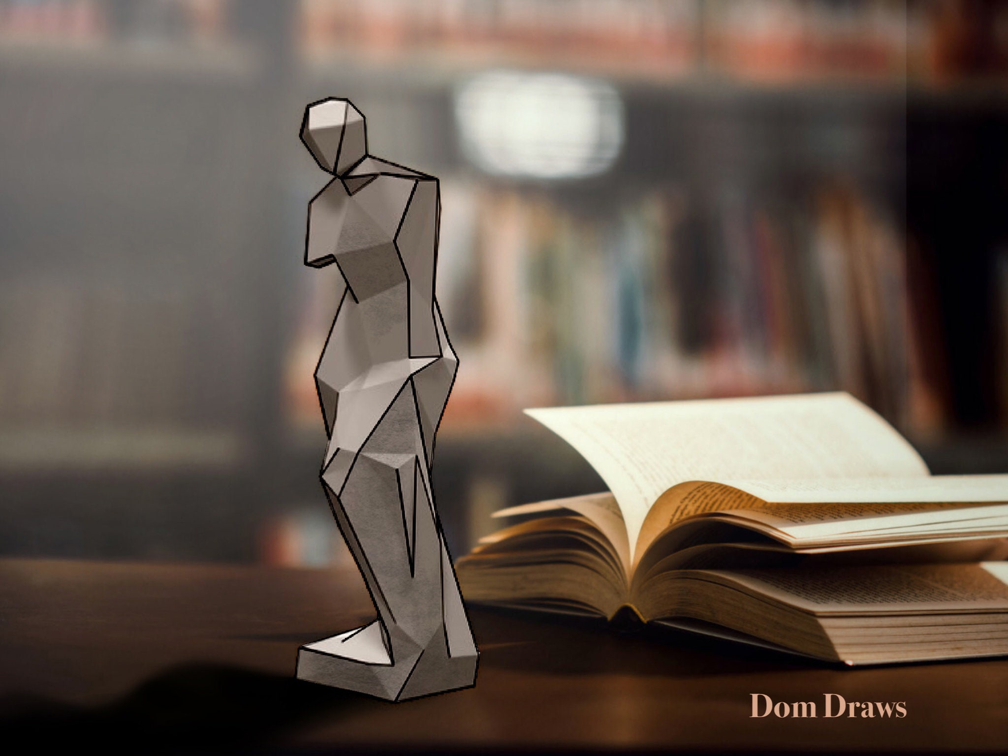 Venus De Milo DIY Low Poly Papercraft Project Paper Art - Etsy