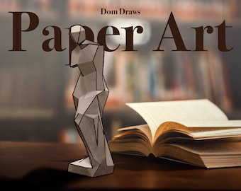 DIY 3D Venus De Milo Paper Model, Low Poly Sculpture, Do It Yourself ...