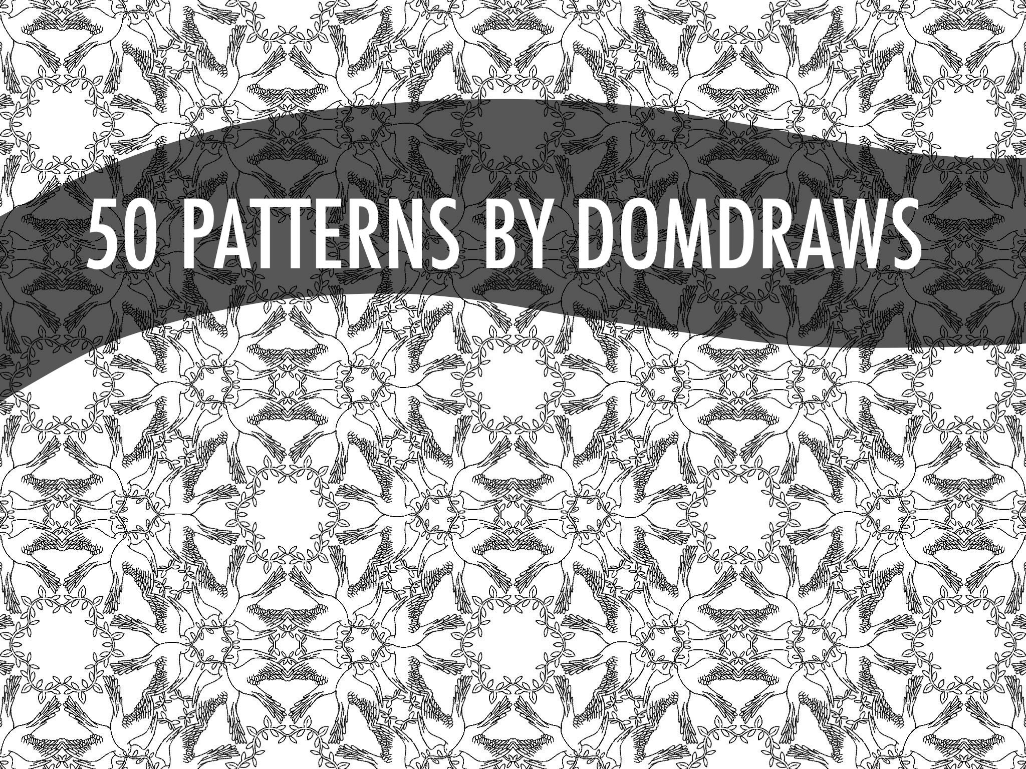 50 PAGES Adult Coloring Pages | Original Intricate Patterns, Mandala ...