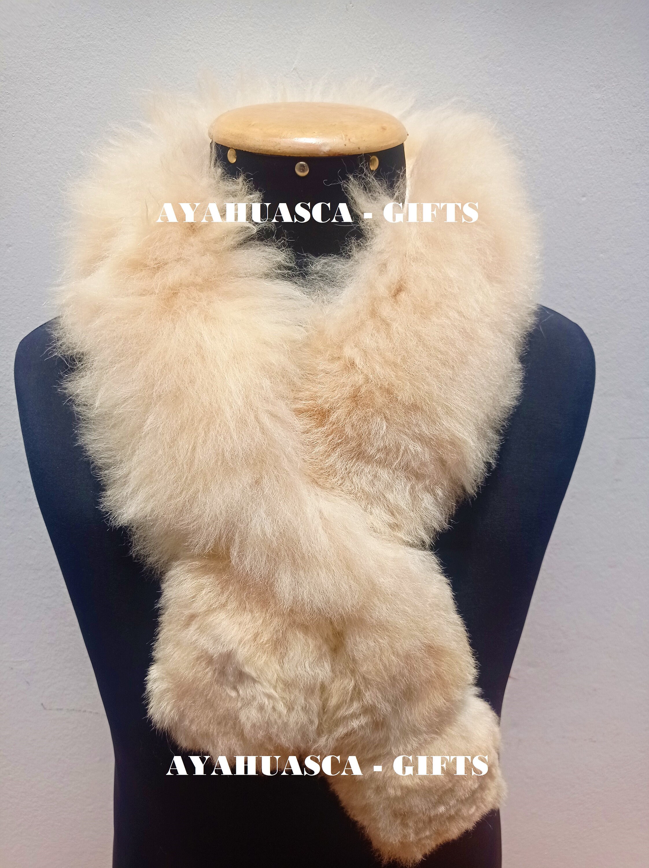 Beige Baby Alpaca Fur Scarf Peruvian Scarf Super Soft Warm - Etsy UK