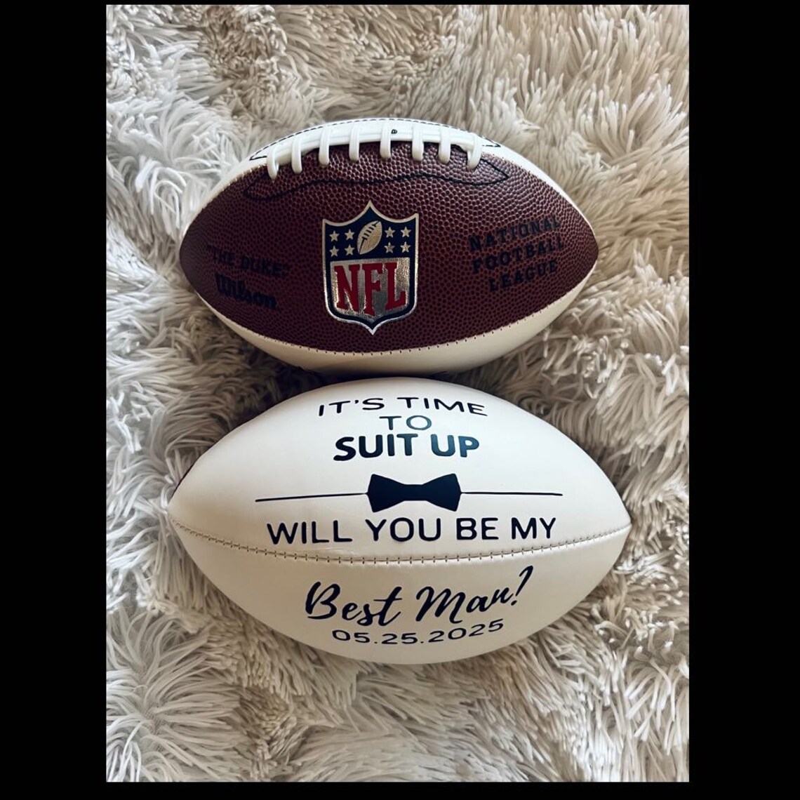 Groomsman Proposal Football - Etsy