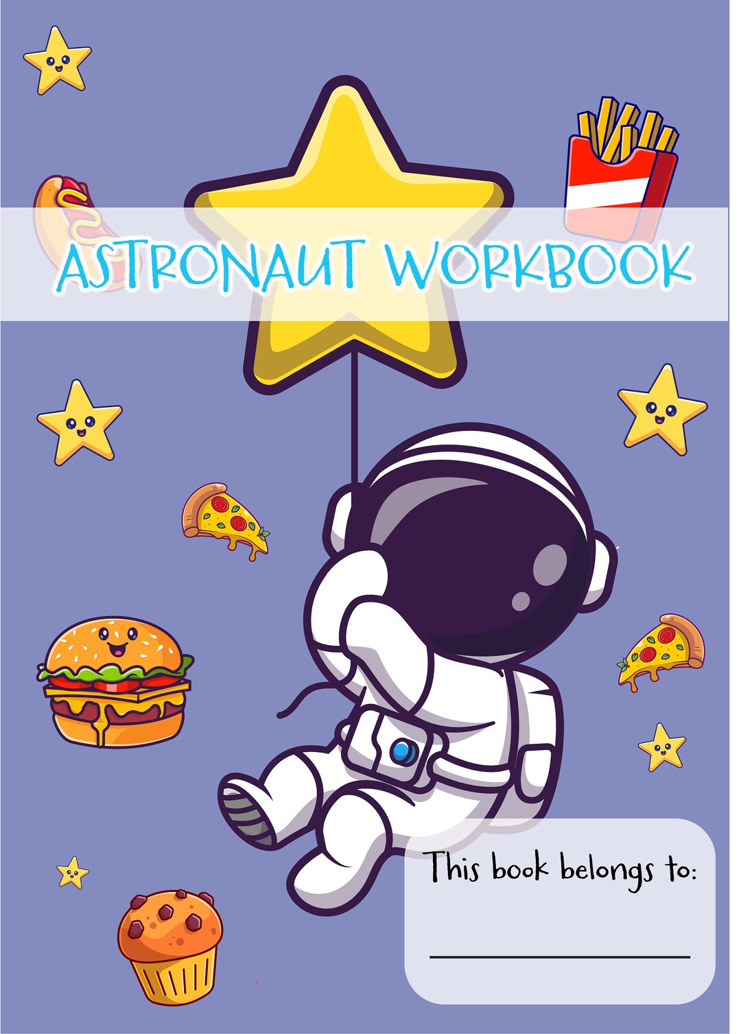 Downloadable and Printable A4 Astronaut Workbook, Maze, Coloring Book ...