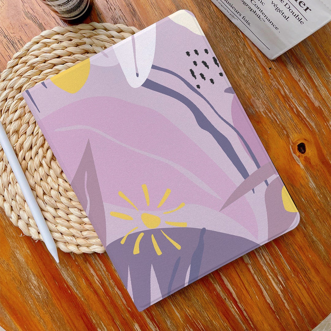 Abstract Purple iPad Case iPad Air 4/5 Case With Pencil Holder - Etsy UK