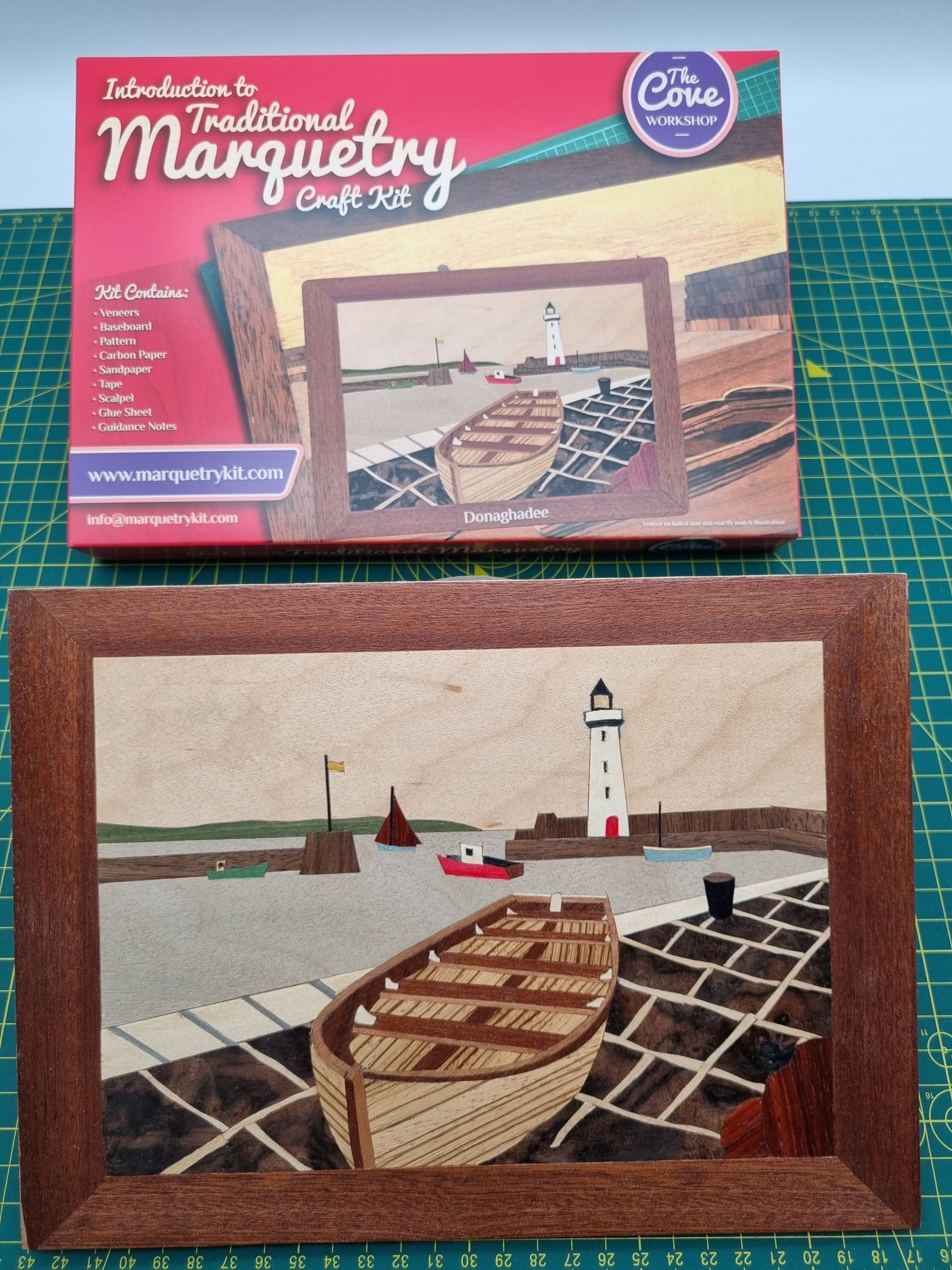 Donaghadee: Marquetry Woodwork Craft Kit From UK for Adults & Beginners ...