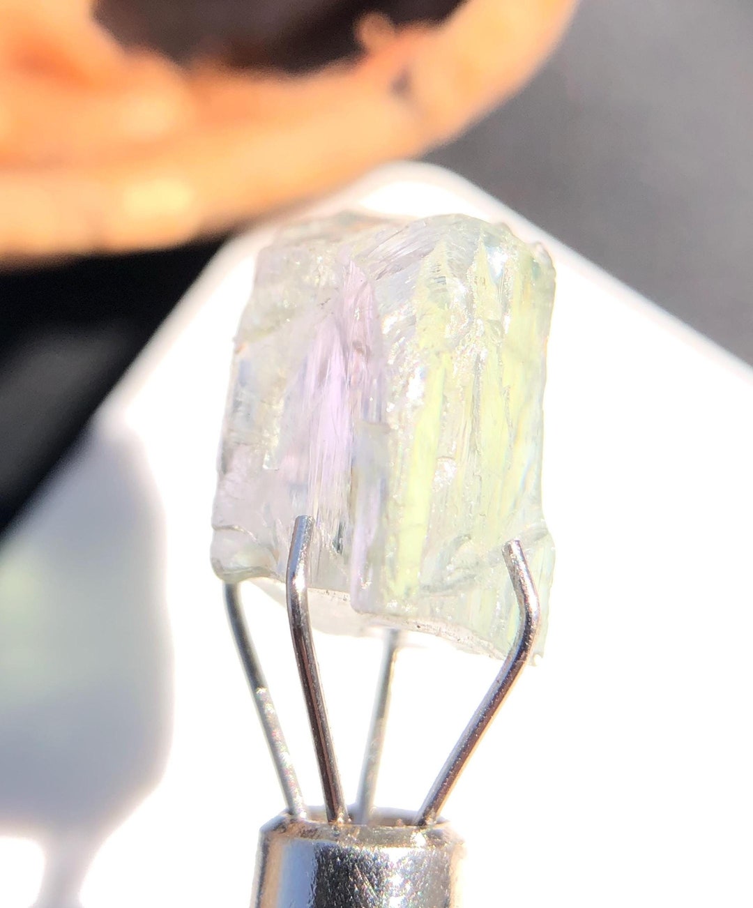 5 Carat Color Change Tanzanite Rough Crystal, Natural Zoisite, 10x7 MM ...