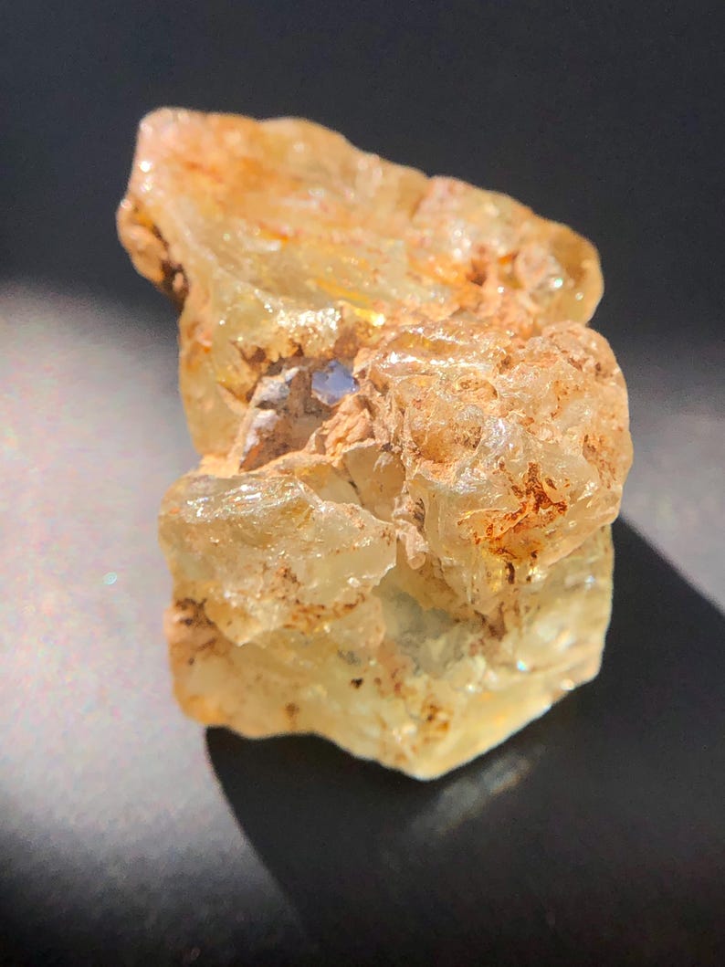 63 Ct. Green Specimen Topaz Rough, Natural Color Untreated Topaz Raw ...