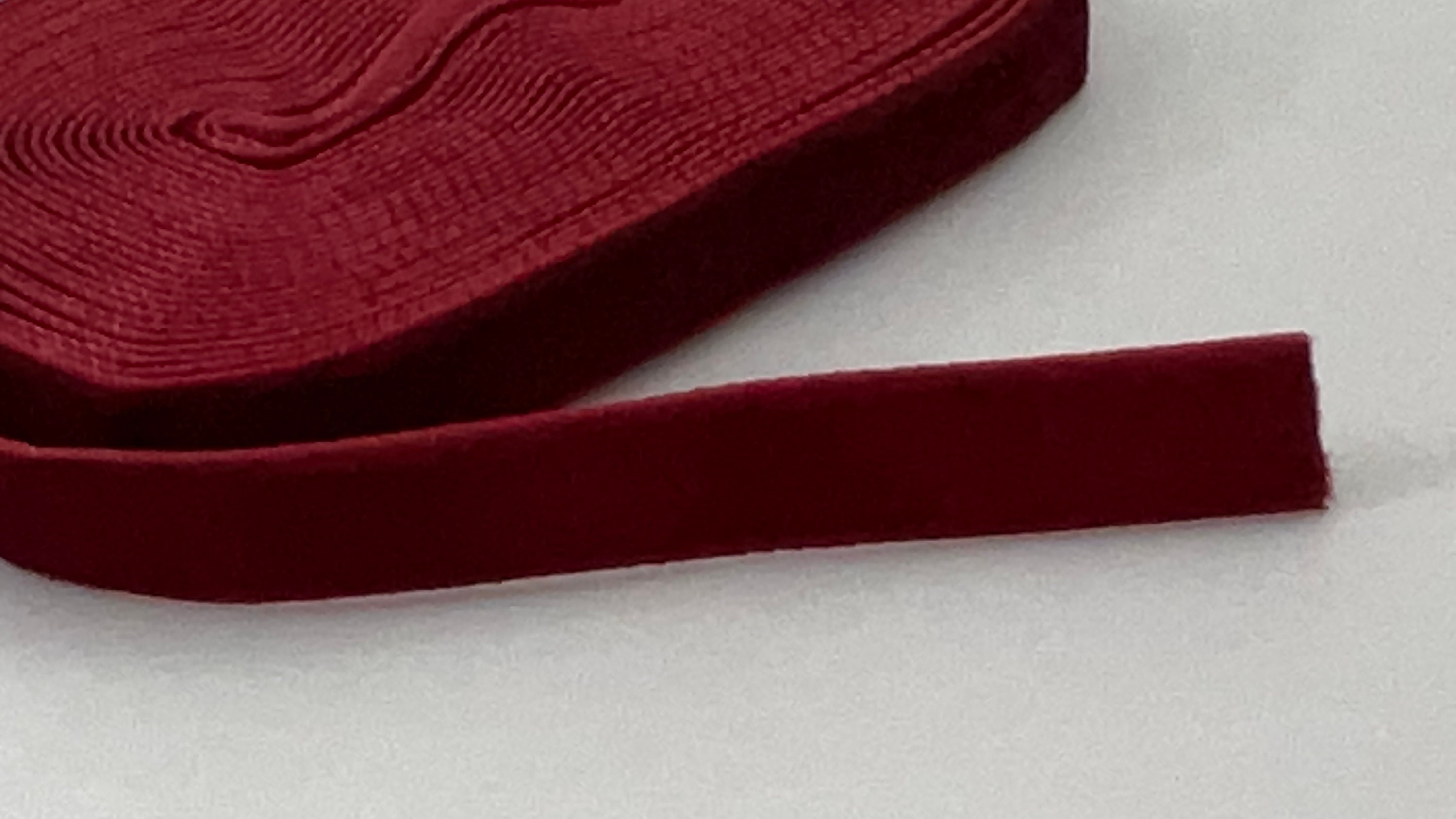 Deep Red Ribbon, Christmas Decoration 10mm Dark Red, 5 Yards Deep Red ...