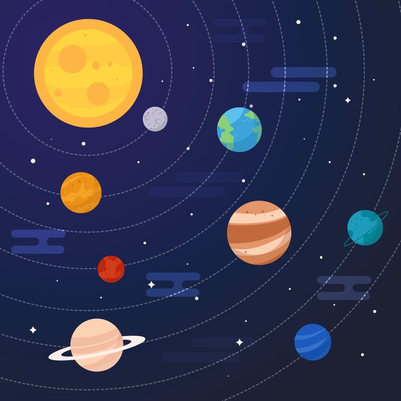 56 Planet, SVG, PNG, AI, Eps, Illustrations, Planets, Planets With ...