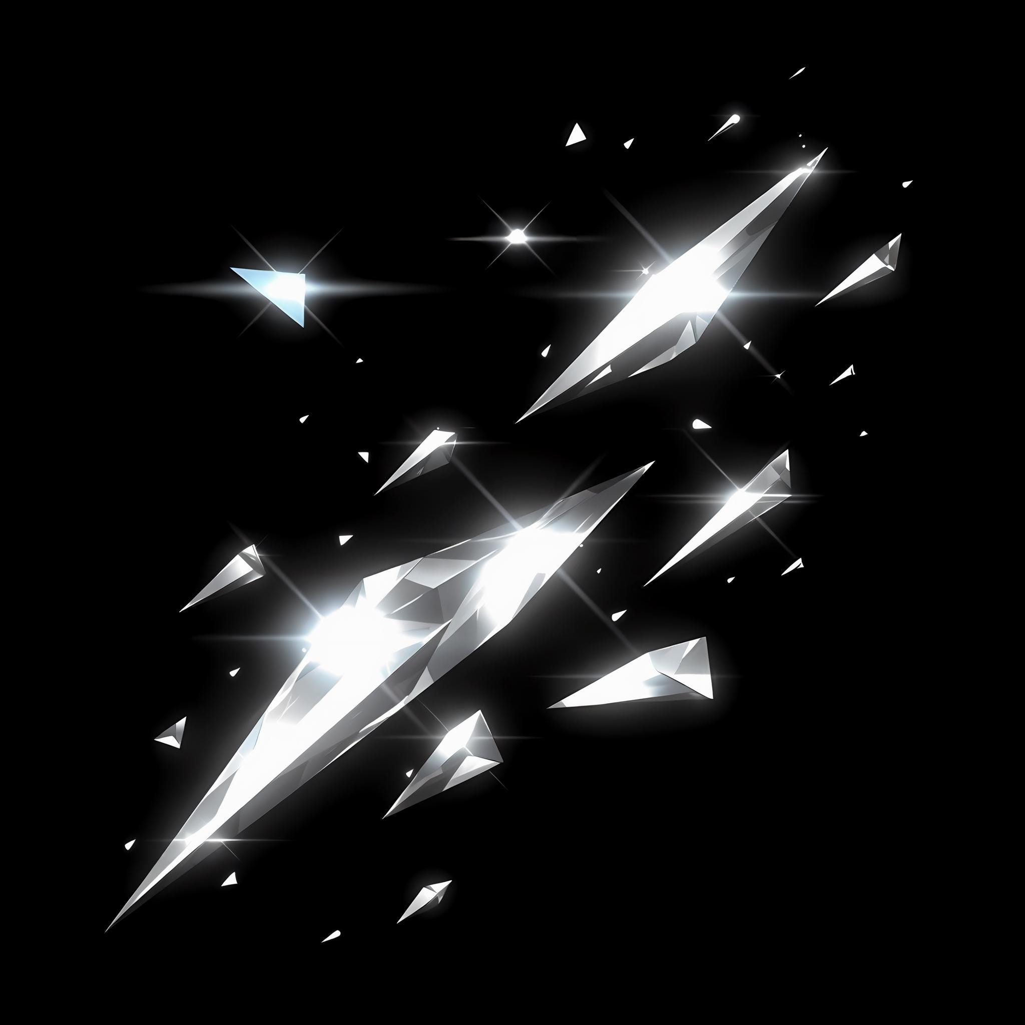 19 Flying Debris, SVG, PNG, AI, Eps, Psd, Illustrations, 3D, Crystal ...