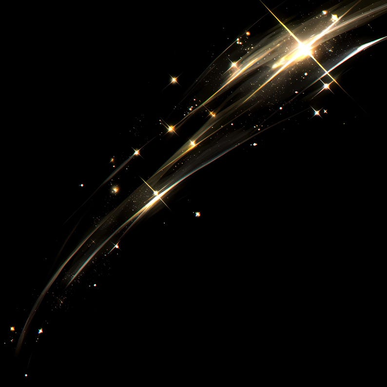 119 Fantasy Light Effects, SVG, PNG, AI, Eps, Illustrations, Stars ...