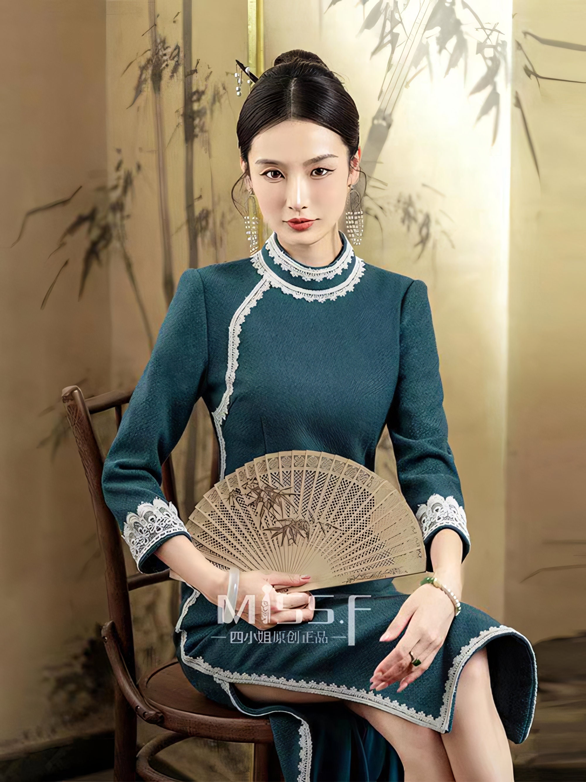 Cheongsam, Cheongsam, Mulberry Silk,classic Jacquard Flower Full Length ...