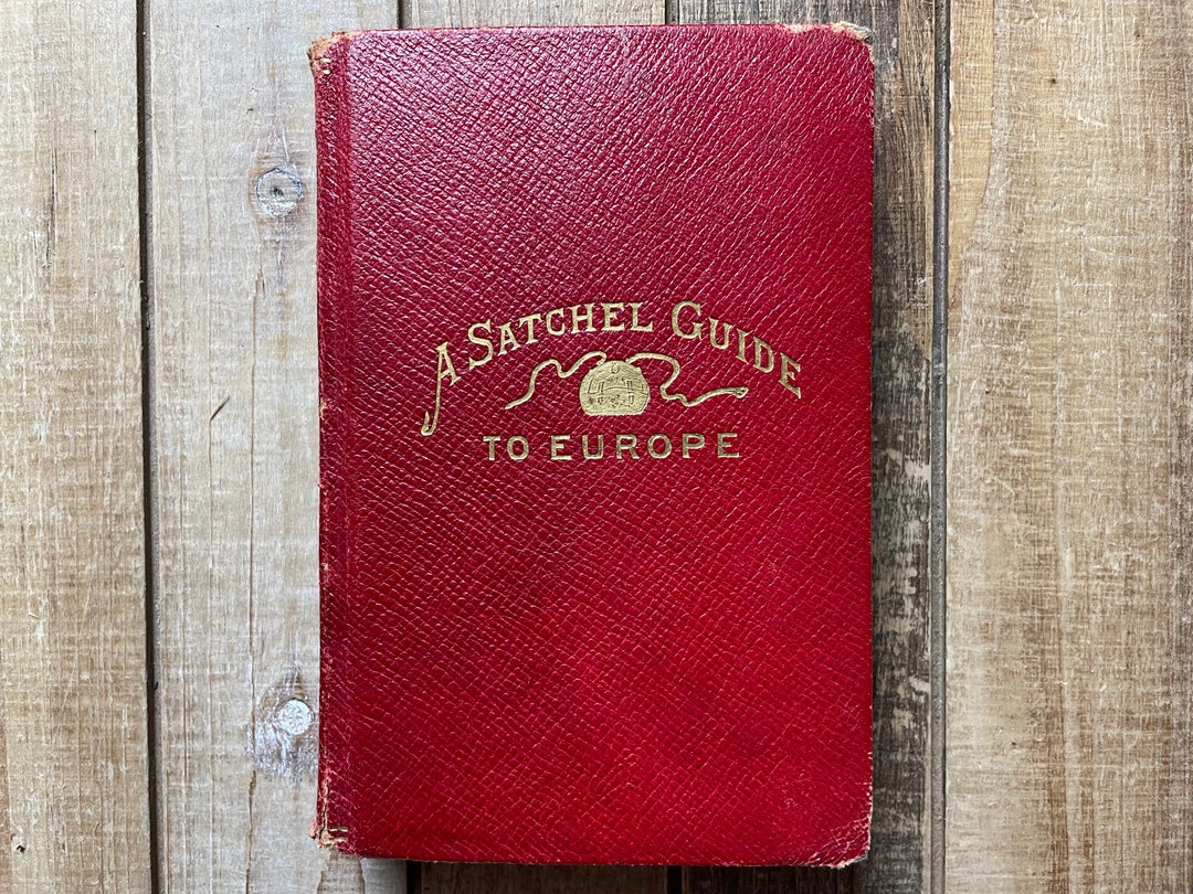 Vintage Travel Guide Handbook Vacation Book 1910 Satchel Guide to ...