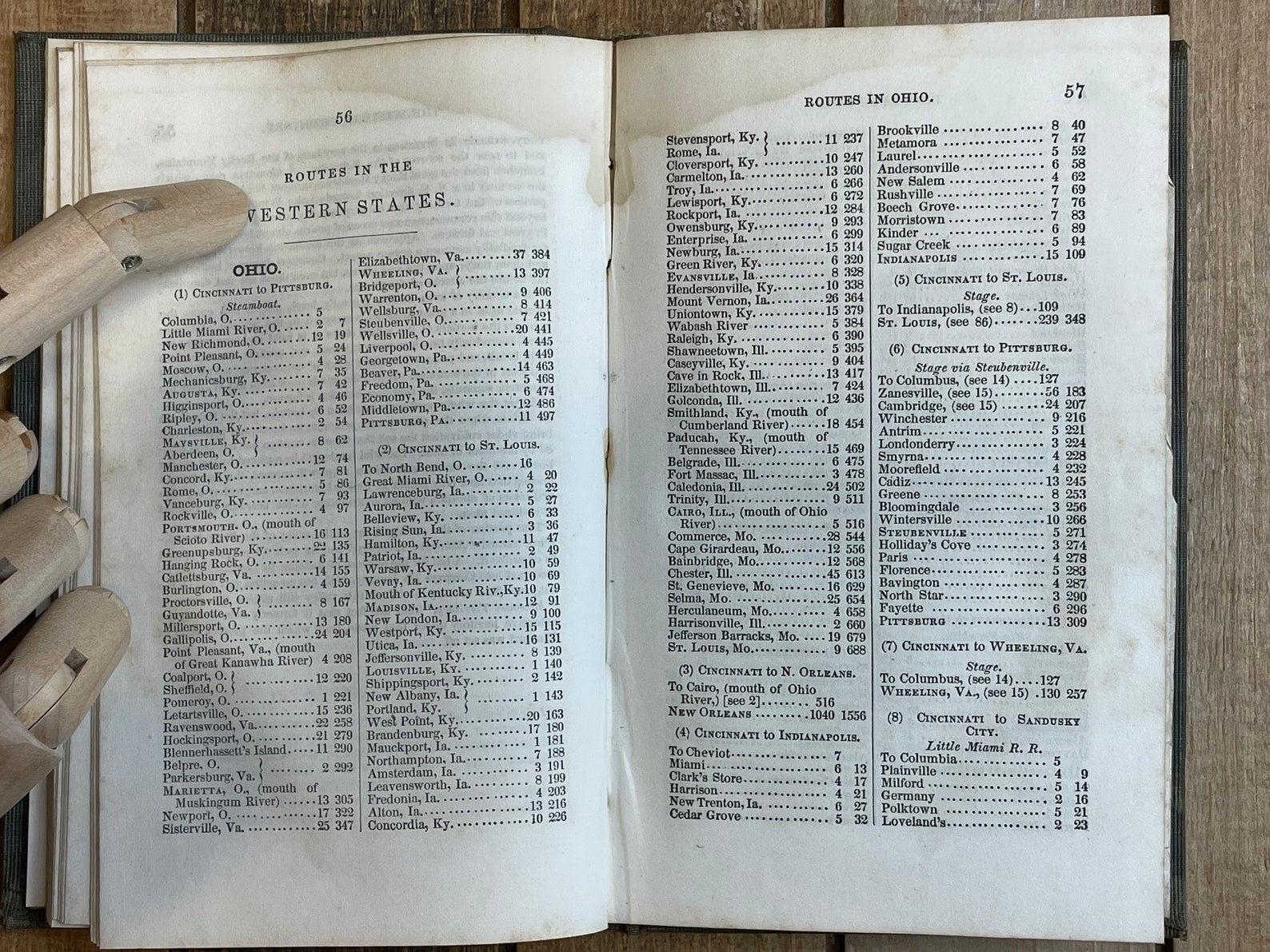 Vintage Book the Western Tourist and Emigrants Guide Through the USA ...