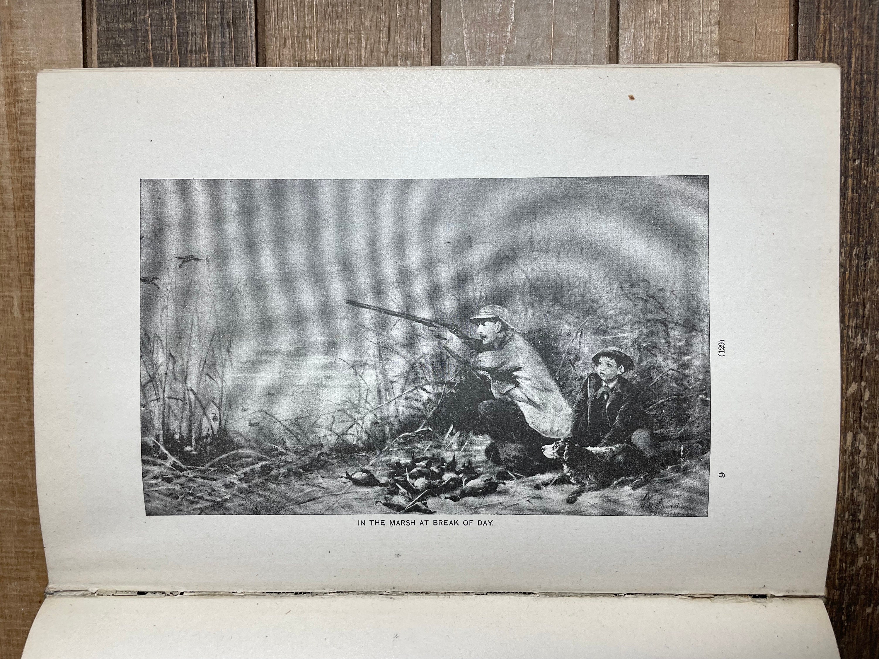 Vintage Hunting Book 1890 Shooting on Upland Marsh and Stream - Etsy