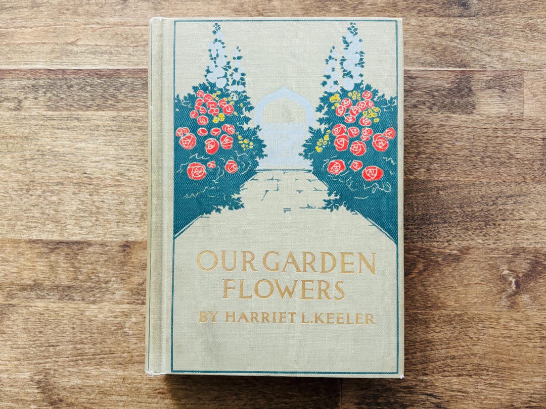 Vintage Botanical Flower Gardening Book 1910 Our Garden Flowers Botany ...