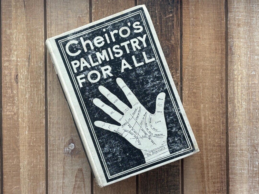 1916 Cheiros Palmistry for All Vintage Occult Halloween Decoration ...