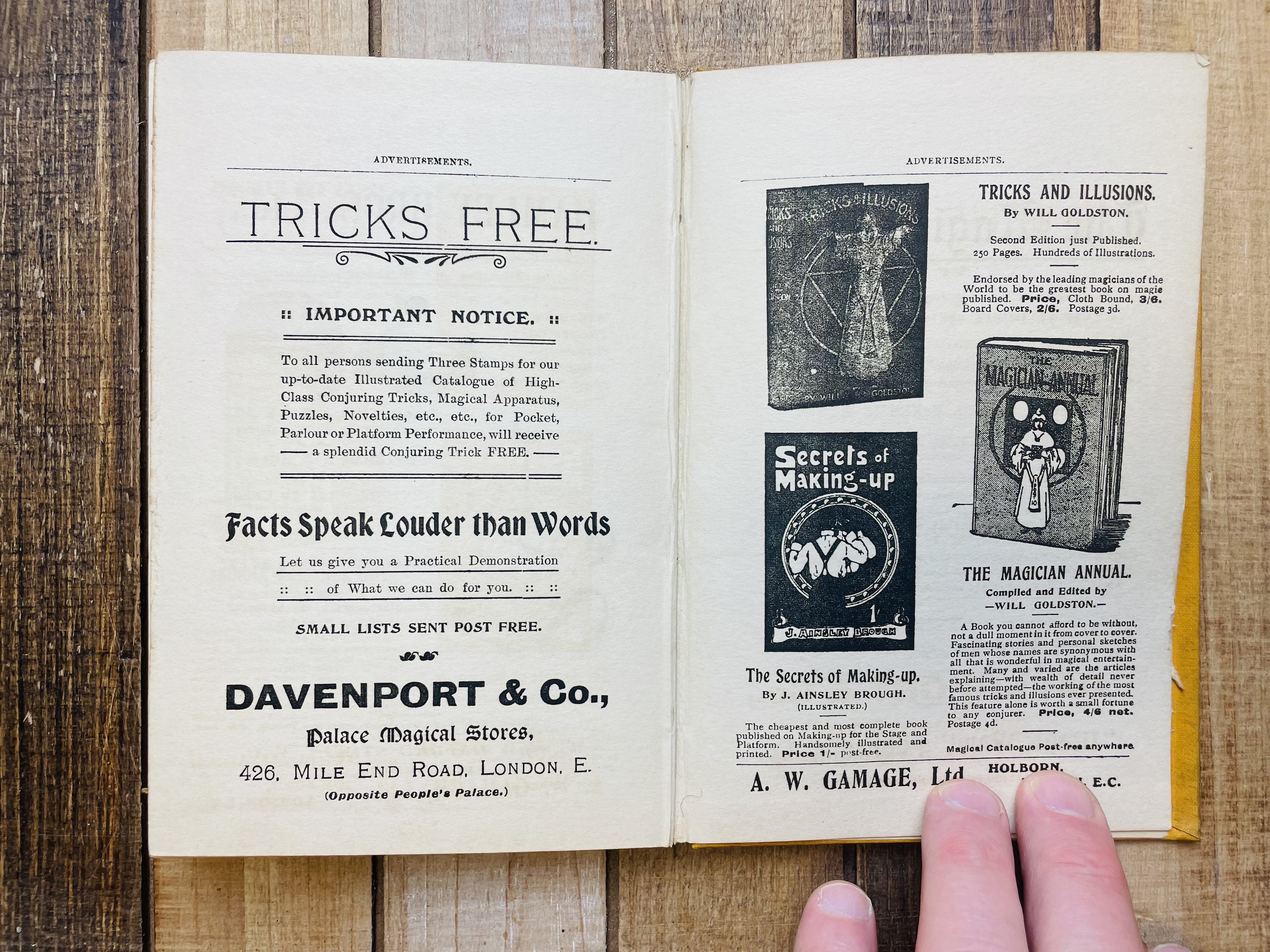 1910 Vintage Occult Magic Book Conjurers Tales Magicians - Etsy