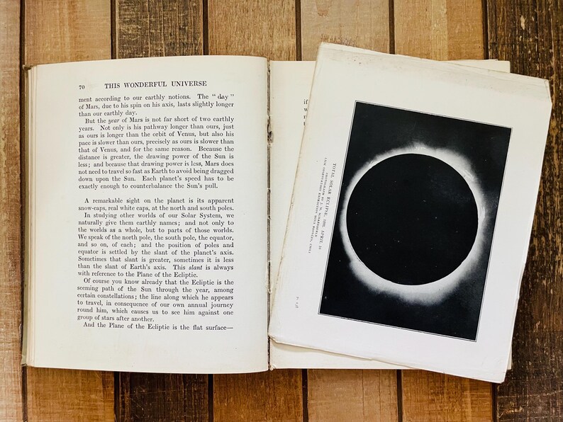 Vintage Astronomy Science Book 1923 This Wonderful Universe by Agnes ...
