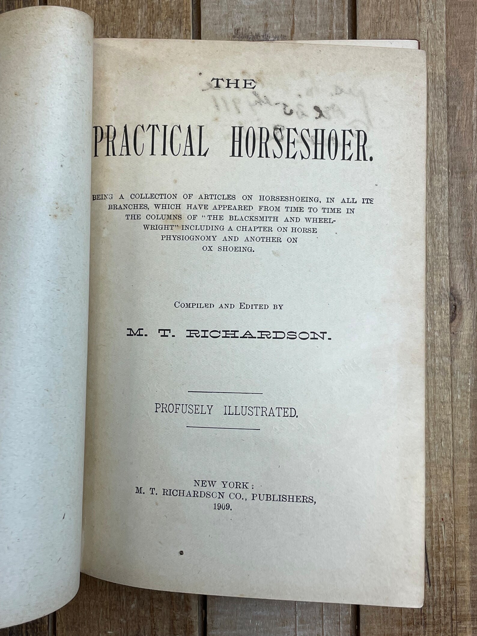 Vintage Horse Owners Book the Practical Horse Shoer Old Manual for ...