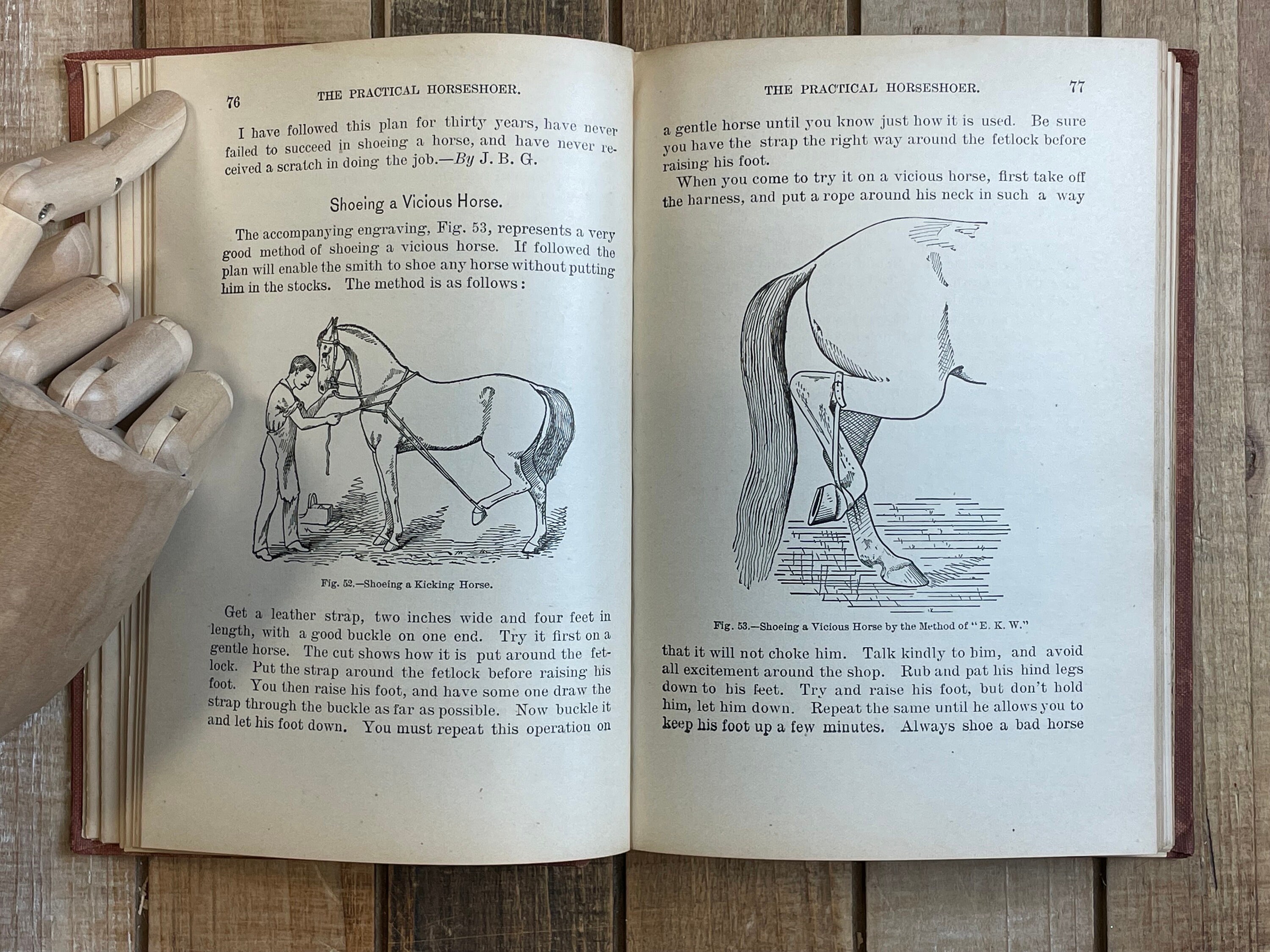 Vintage Horse Owners Book the Practical Horse Shoer Old Manual for ...