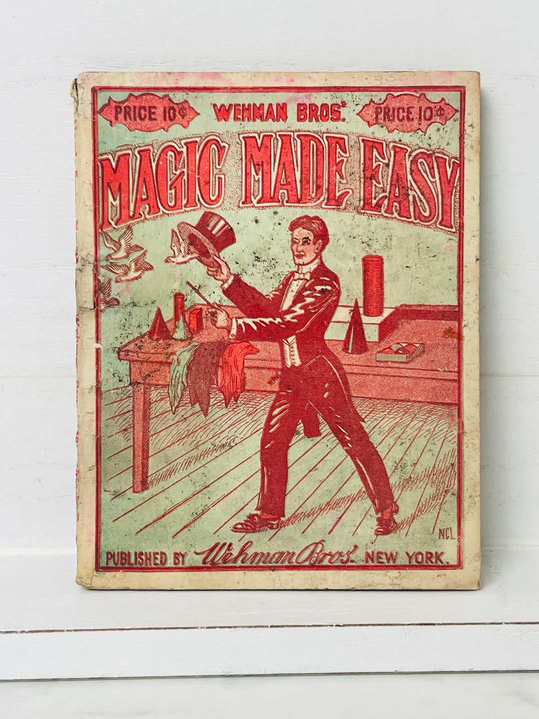 Vintage Magic Book Occult Magic Tricks Wehman Bros Magic Made Easy ...