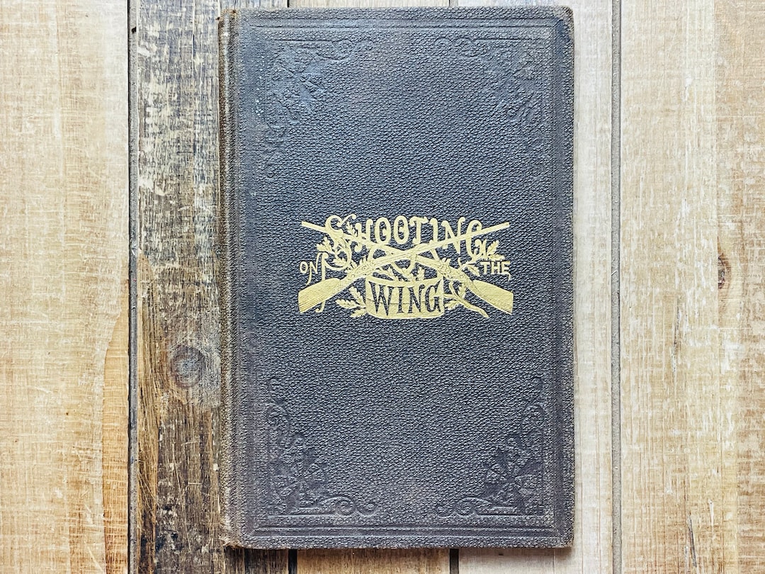 Vintage Duck Hunting Book Mallards 1884 Shooting on the Wing Beautiful ...