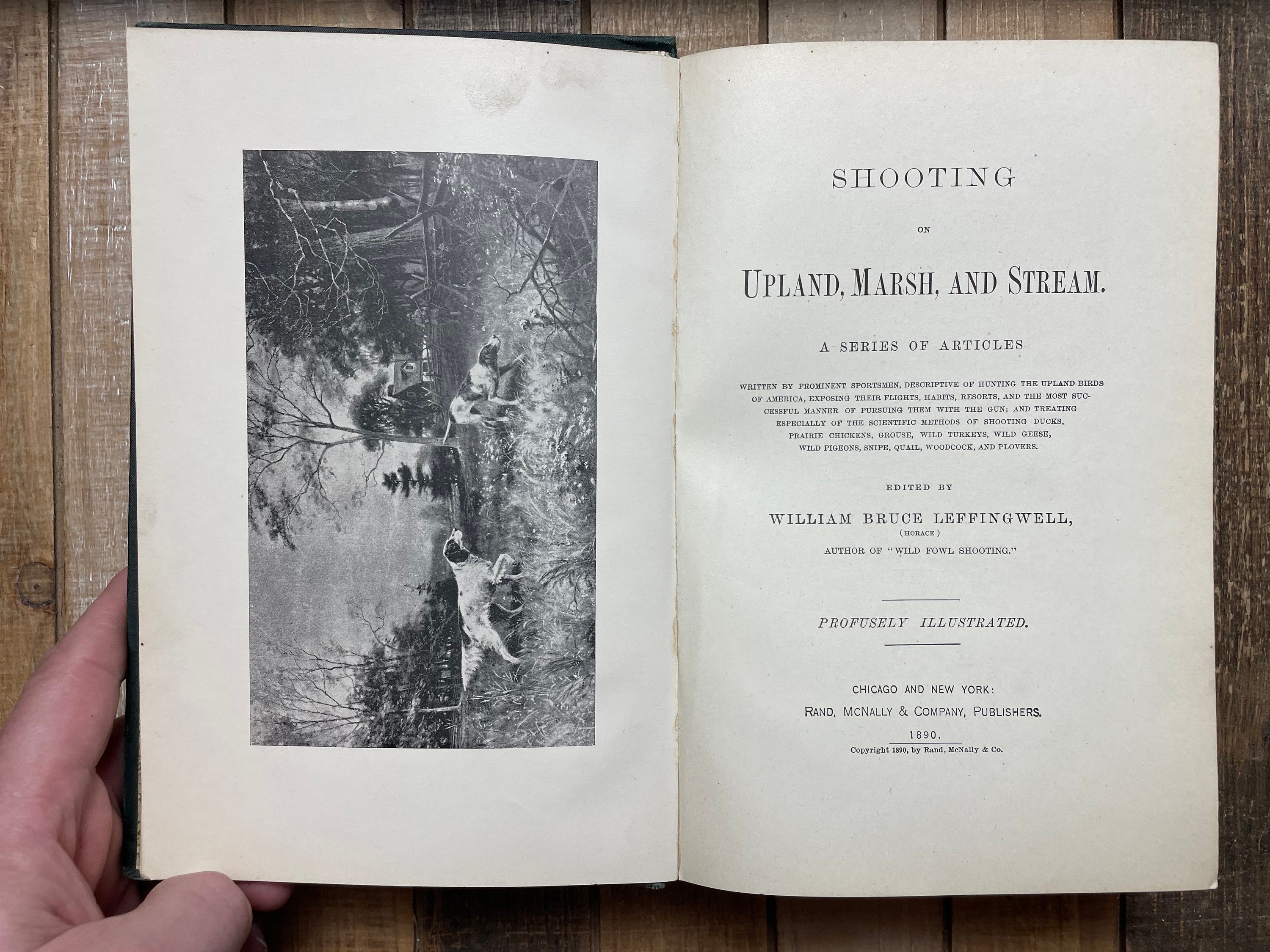 Vintage Hunting Book 1890 Shooting on Upland Marsh and Stream Vintage ...