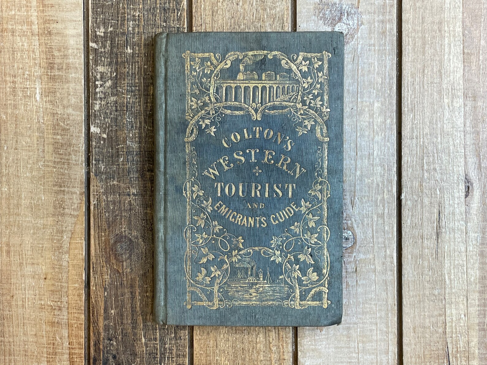 Vintage Book the Western Tourist and Emigrants Guide Through the USA ...