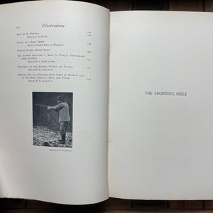 Vintage Hunting Fishing Trapping Sporting Book 1908 the Sporting Rifle ...