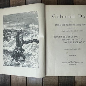 American History Book Antique US History Revolutionary War 1880s ...