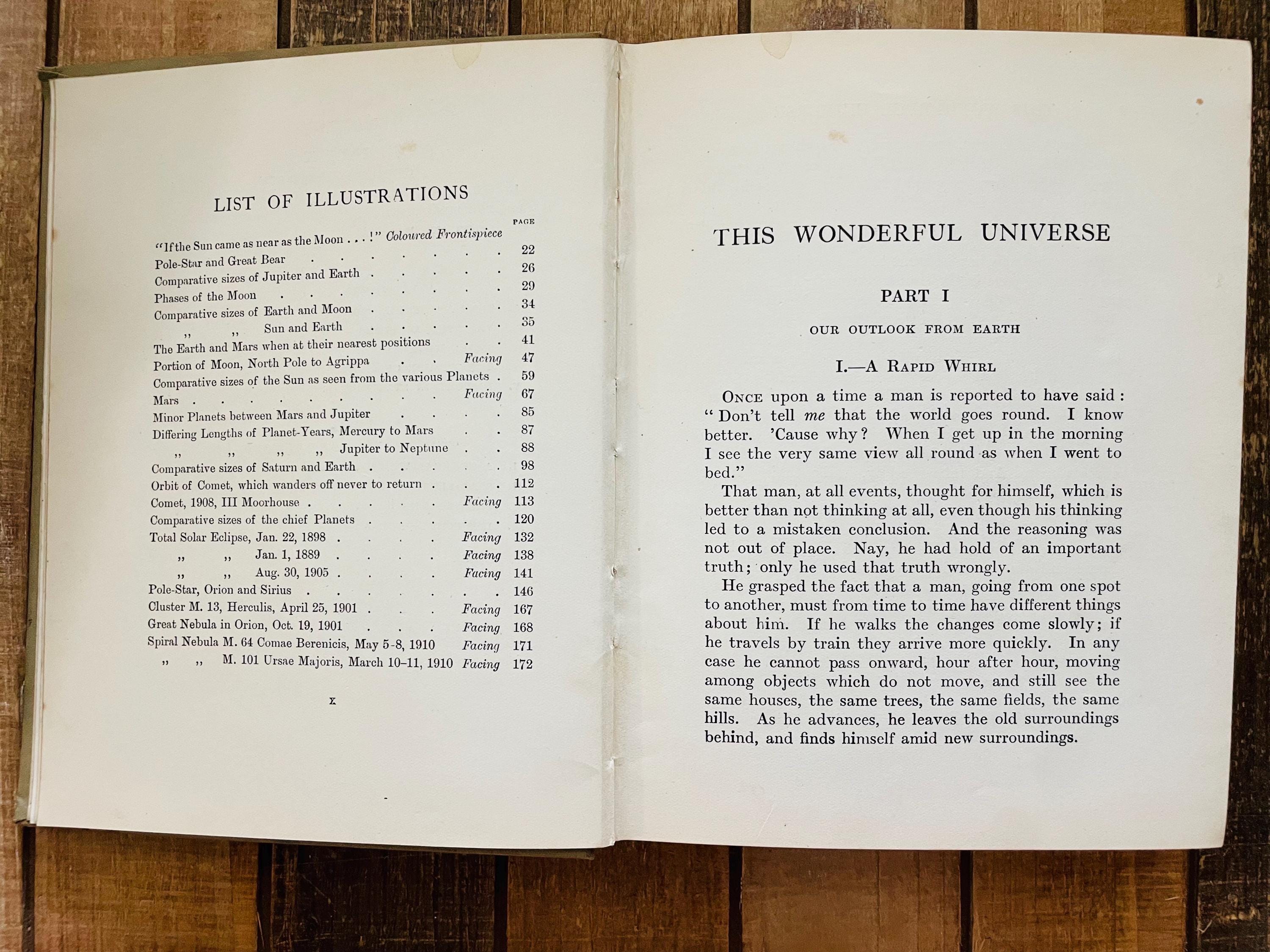 Vintage Astronomy Science Book 1923 This Wonderful Universe by Agnes ...