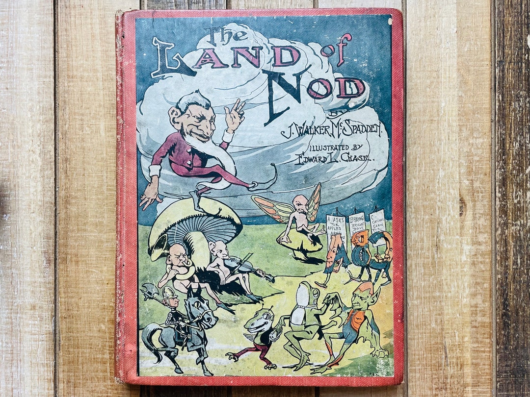 Old Fairy Tale Book Childrens Bedtime Storybook 1916 the Land of Nod ...