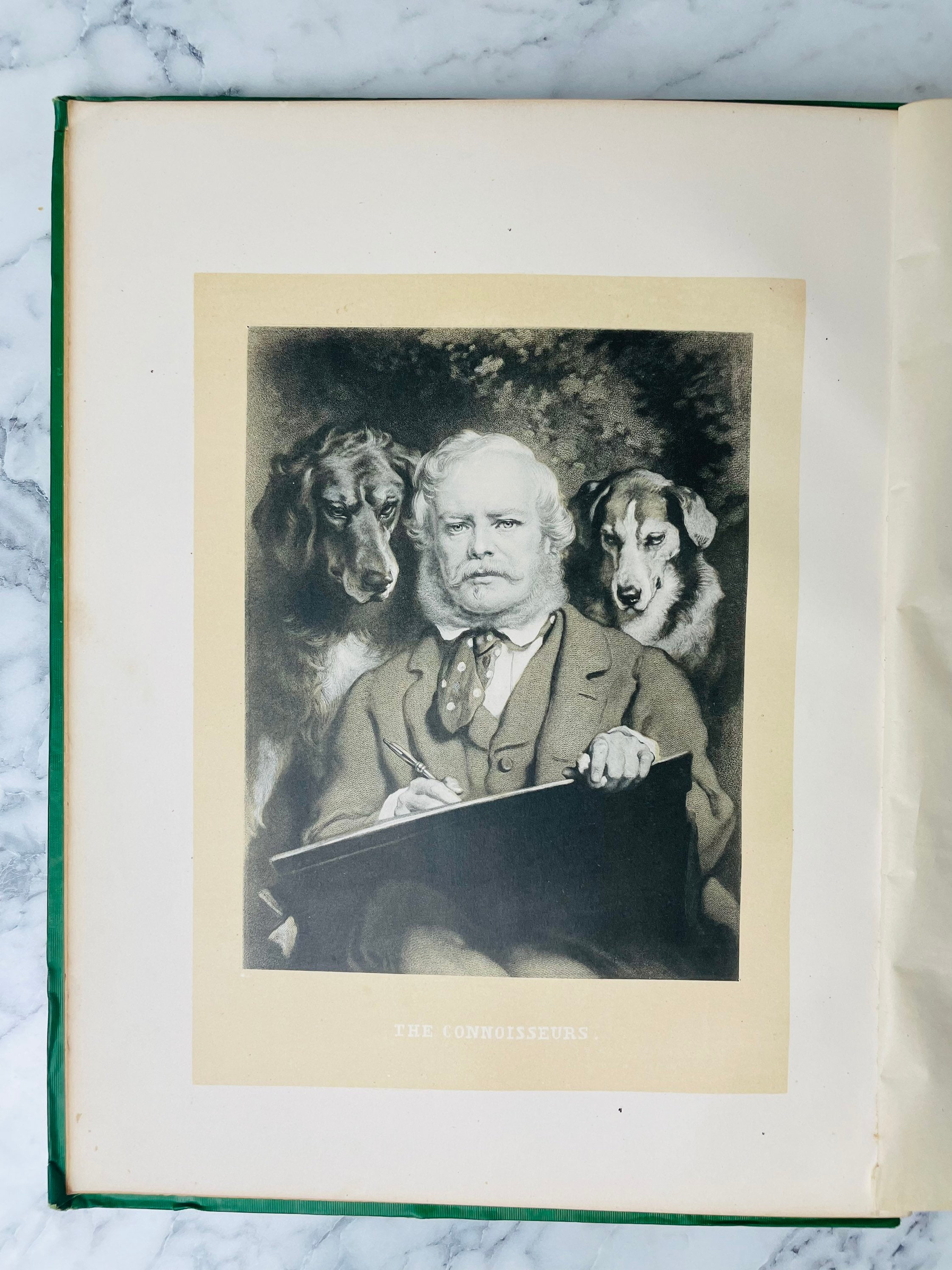 Vintage Deer Book Engravings From Landseer A Sketch of the Life and ...