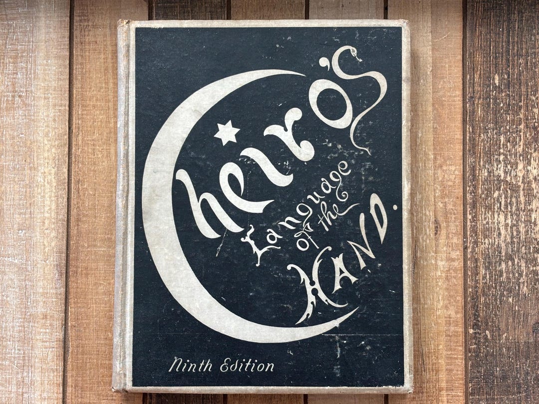 1900 Cheiro’s Language of the Hand - Vintage Palmistry Book - Excellent ...