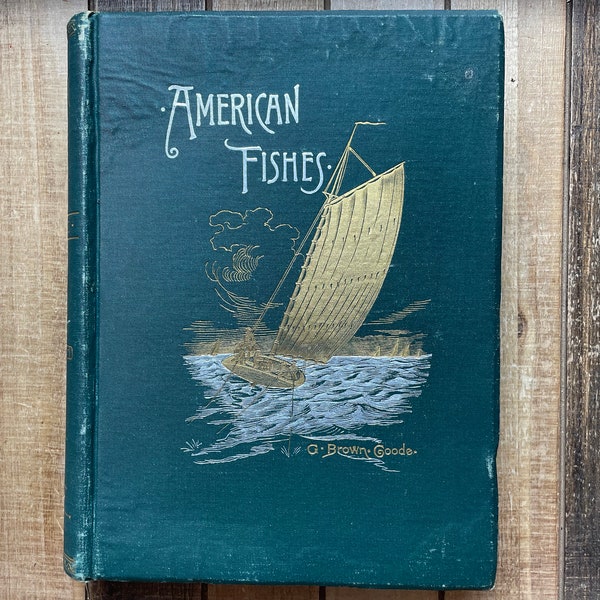 Vintage Fishing Book - Etsy