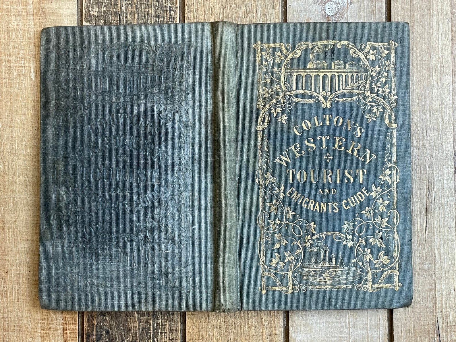 Vintage Book the Western Tourist and Emigrants Guide Through the USA ...