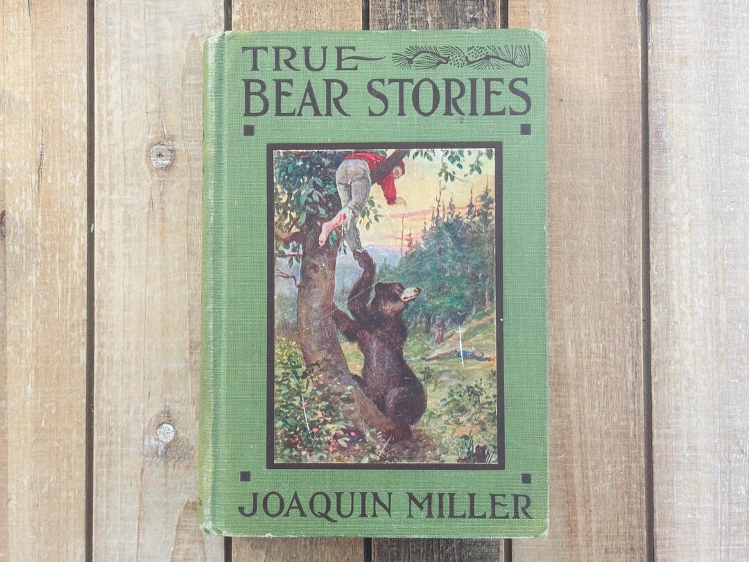 Vintage Hunting Shooting Book Hunter Gift for Him 1900 True Bear ...