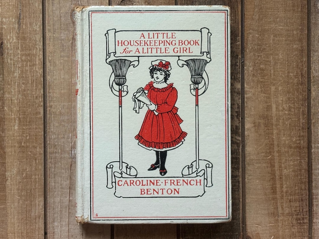 Vintage 1918 Housekeeping Book for A Little Girl Cook Book Recipe Book ...