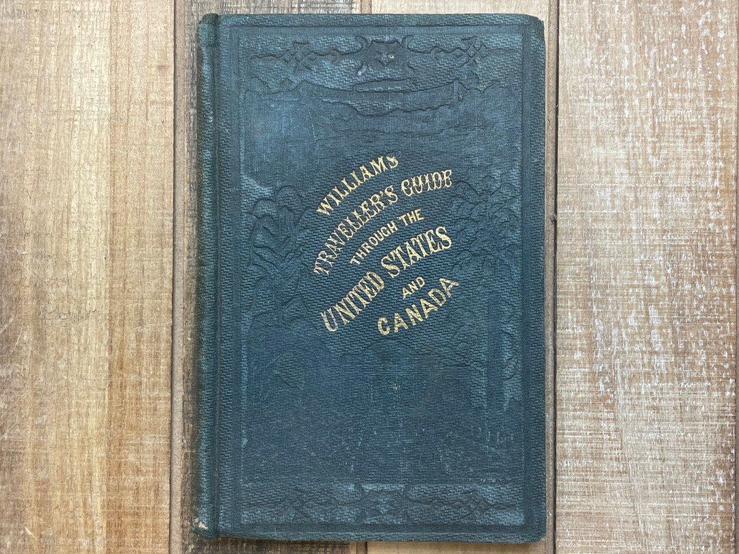 Vintage Travel Guide Railroad Book and Maps 1856 the Travellers and ...