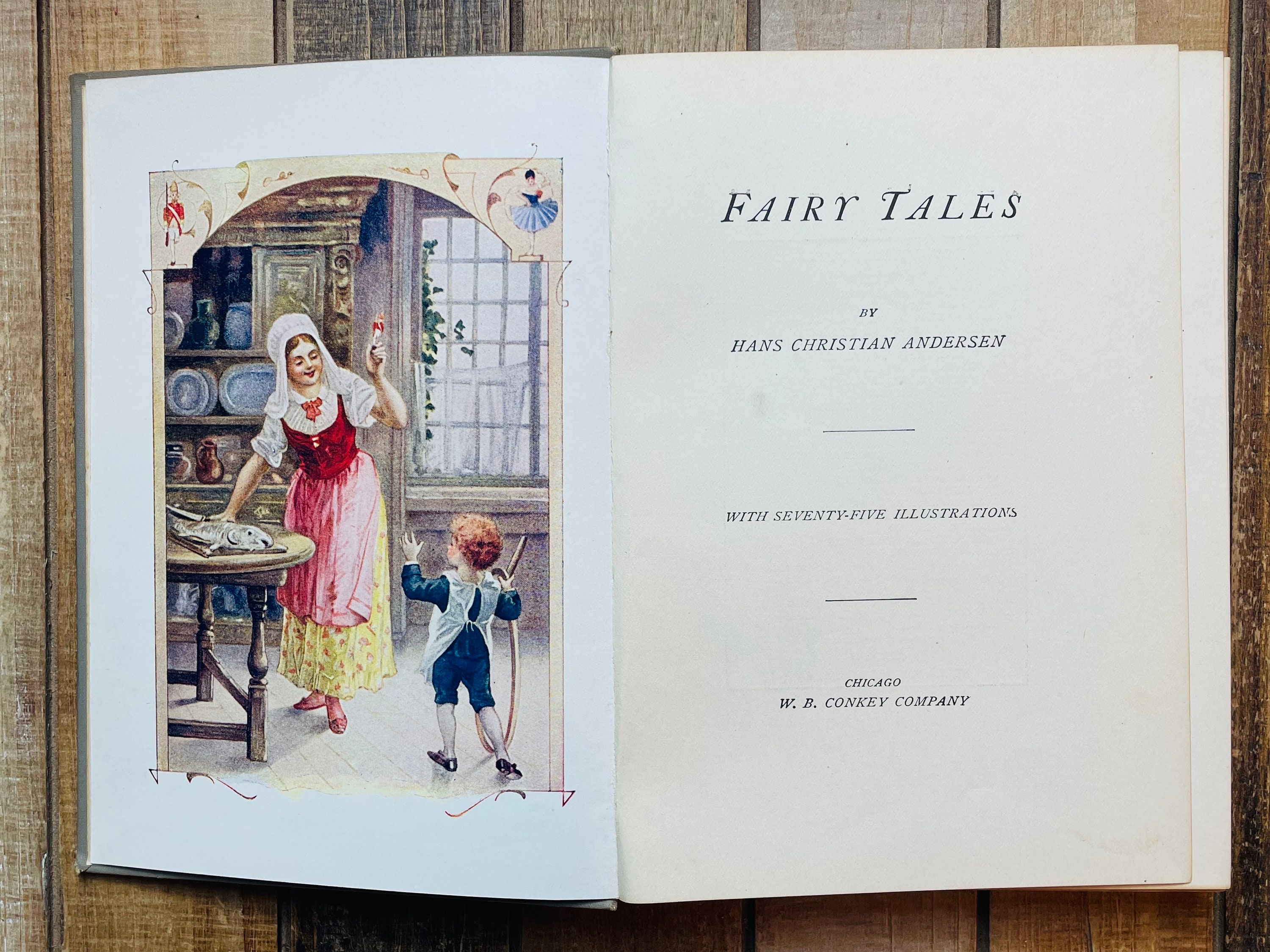 Vintage Fairy Tale Childrens Book Bedtime Storybook 1920s Fairy Tales ...
