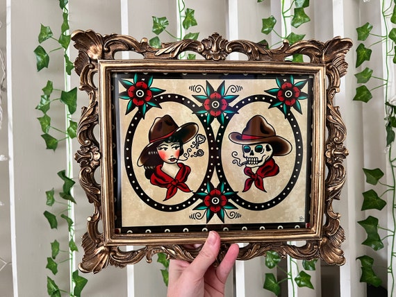 Traditional frame tattoo - Bronctattooaus.com