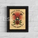 American Traditional Motorcycle Tattoo Flash Art Print - Etsy