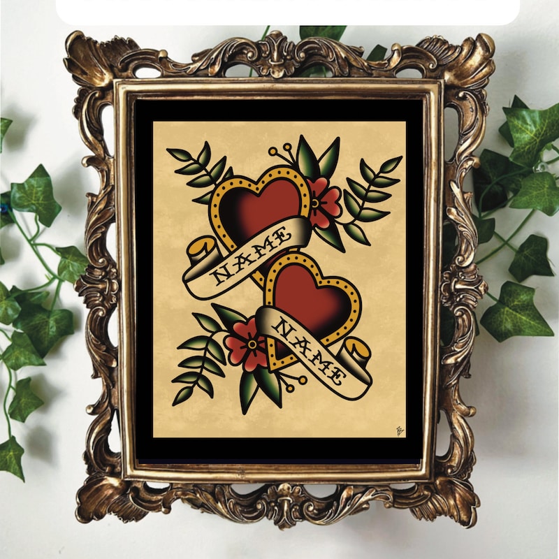 Tattoo Flash Art Painting - Etsy